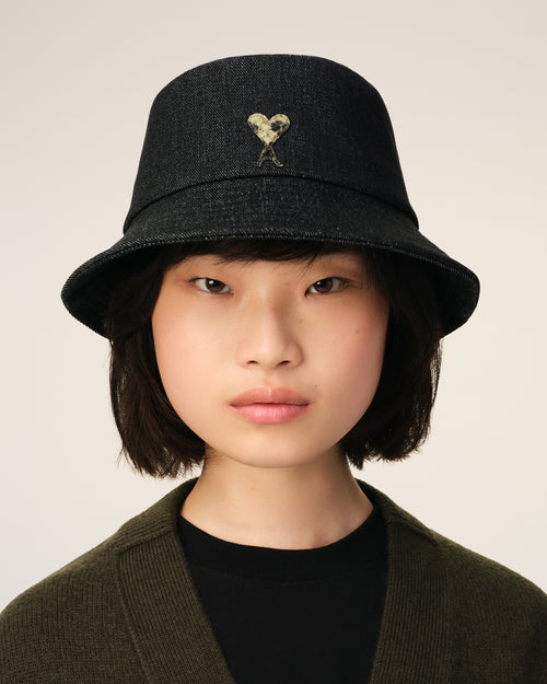Bob Rivet Ami De Coeur Noir En Coton NOIR | AMI PARIS
