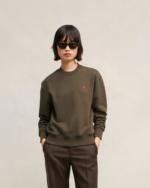 Ami De Coeur ジップパーカー ブラック | AMI PARIS